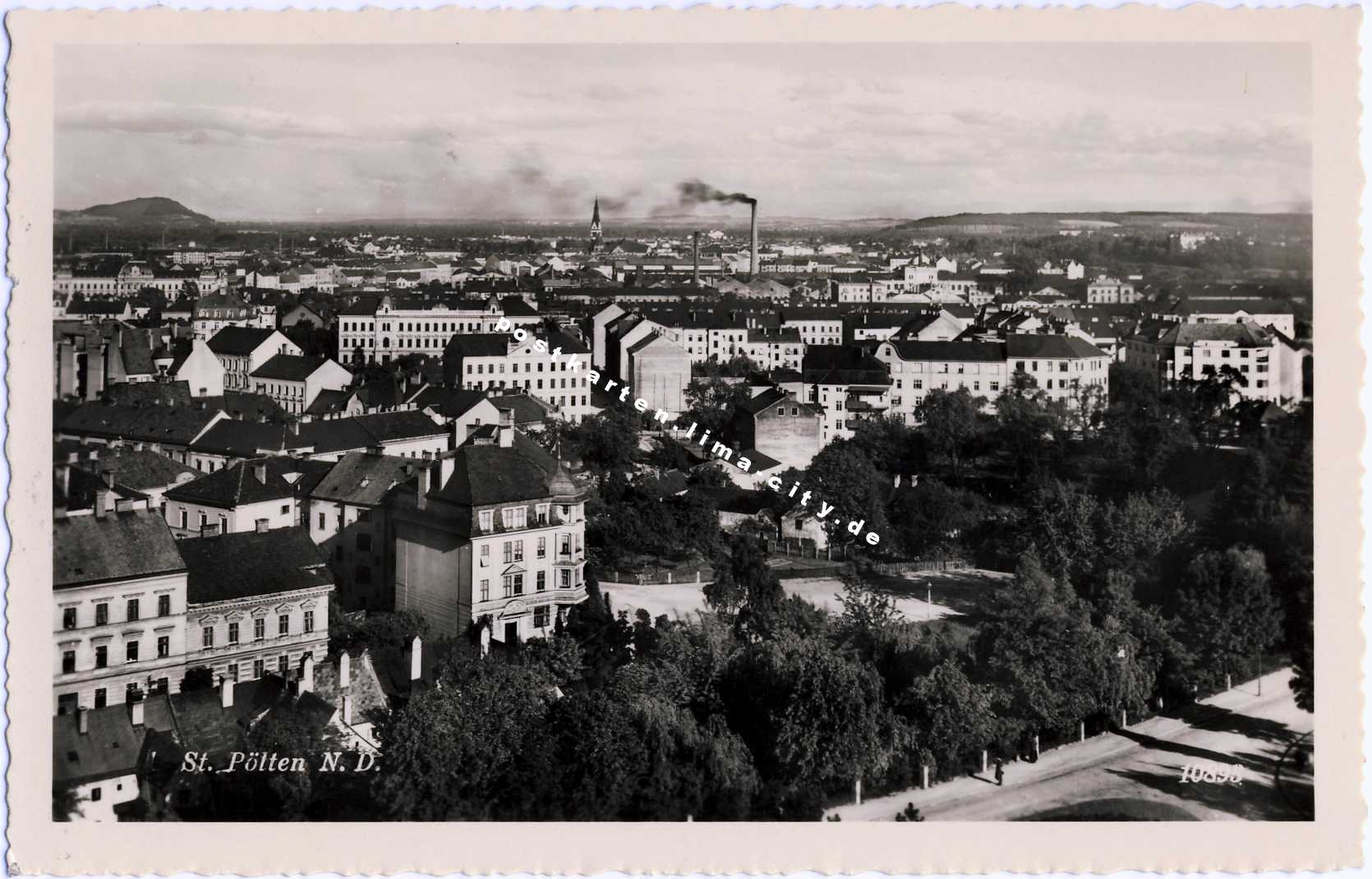 Linz 1940 - Ansicht der Landeshauptstadt Linz/Oberösterreich (ehem. Gau ...
